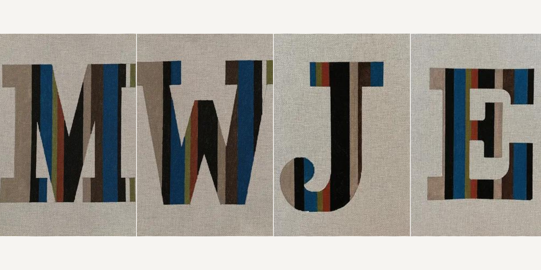 Letters – Colors Of Praise Needlepoint